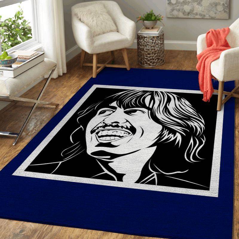 George Harrison The Beatles Band The Legend For Beatles Fans 6 Area Rug ...