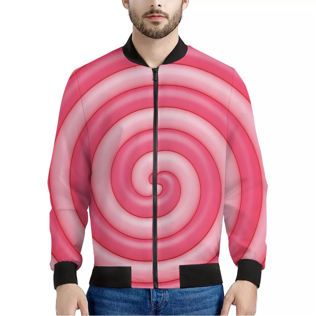 Pink Swirl Lollipop Print Bomber Jacket – We sell presents, you sell ...