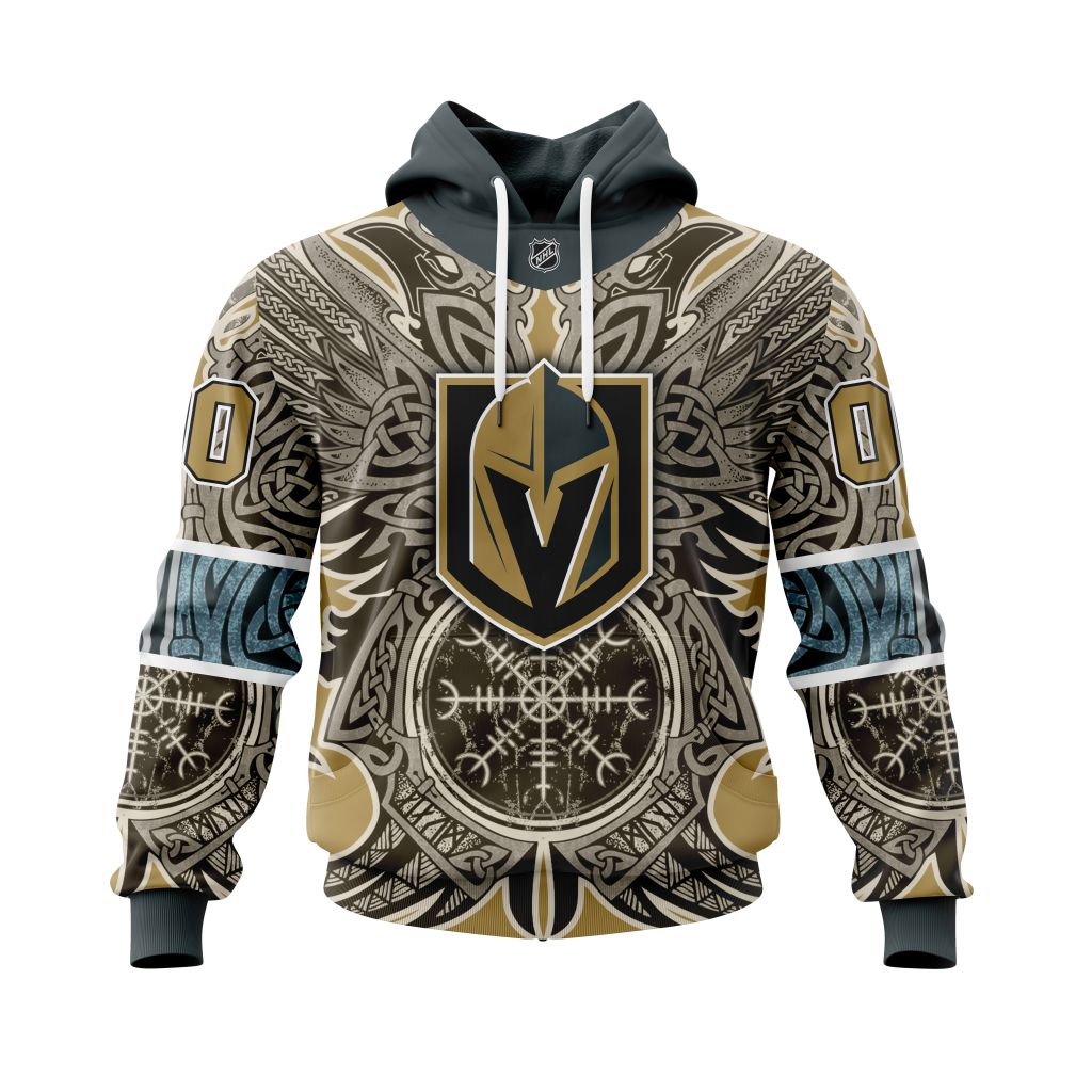 Personalized Vegas Golden Knights Dark Norse Viking Symbols Unisex ...